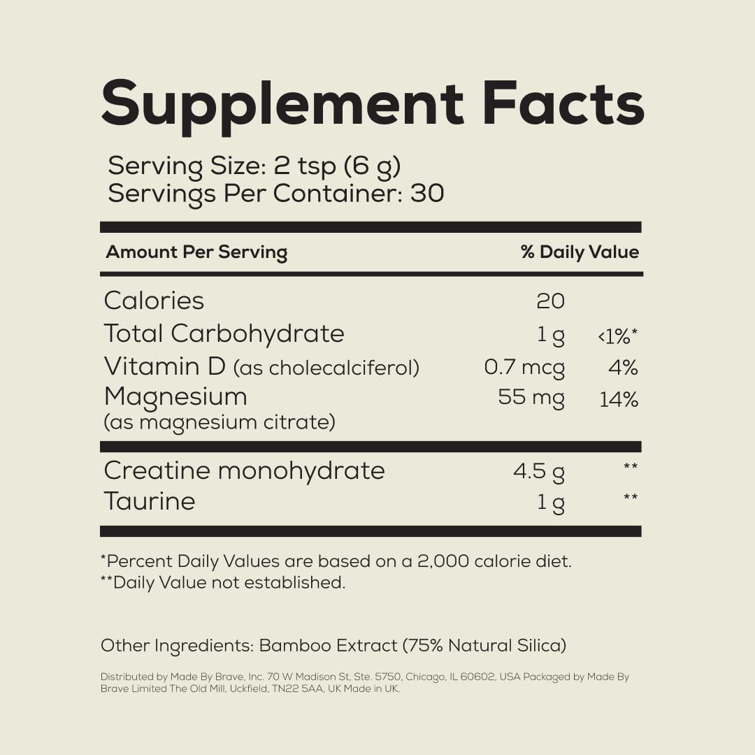 Ancient Brave creatine supports strength gains