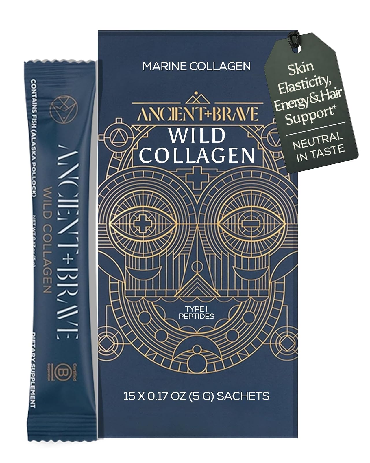 Ancient + Brave marine collagen powder