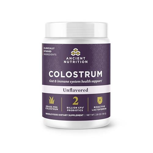 Ancient Nutrition colostrum powder benefits
