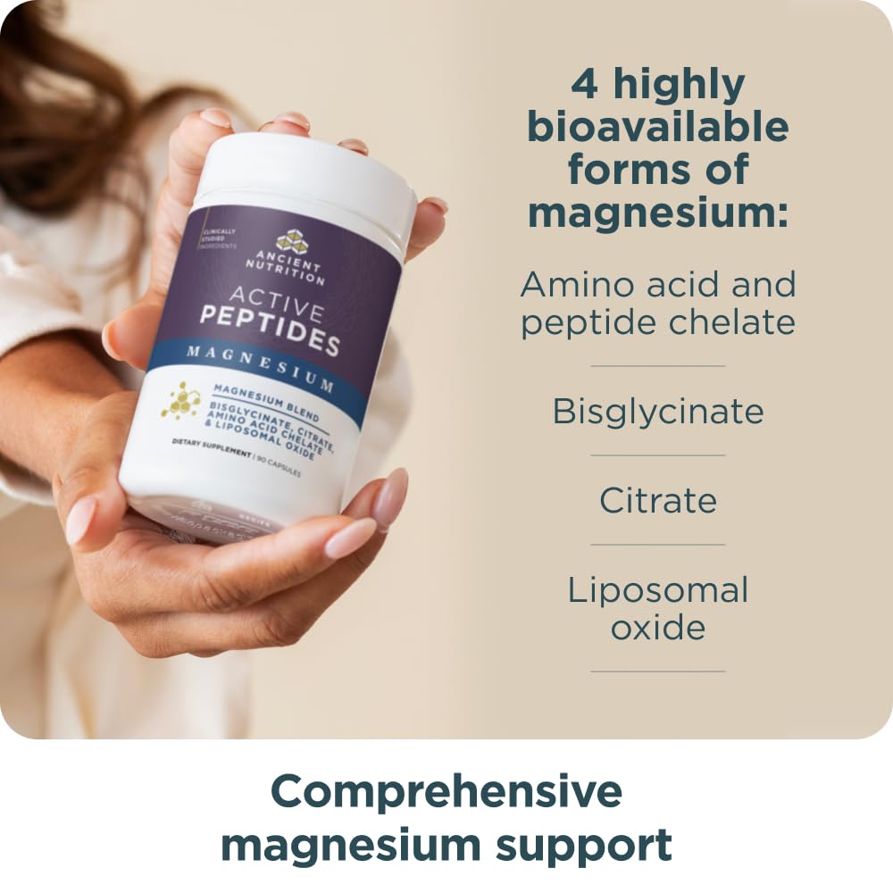 Ancient Nutrition magnesium supports muscle recovery