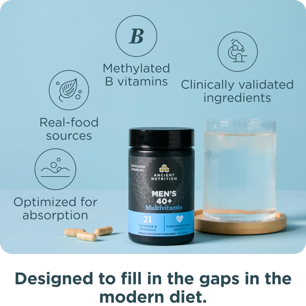 Ancient Nutrition men's multivitamin benefits