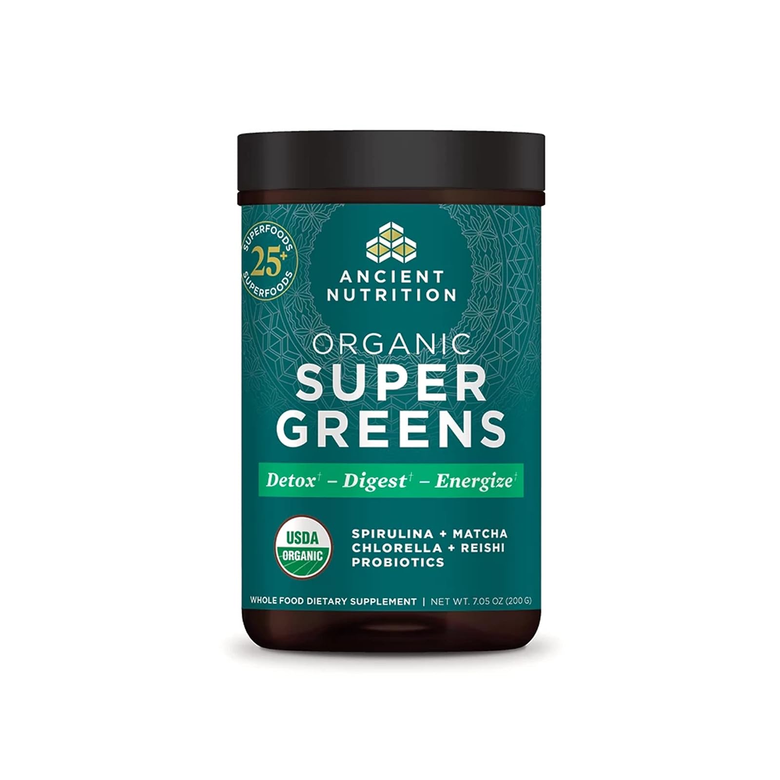 Ancient Nutrition organic super greens powder