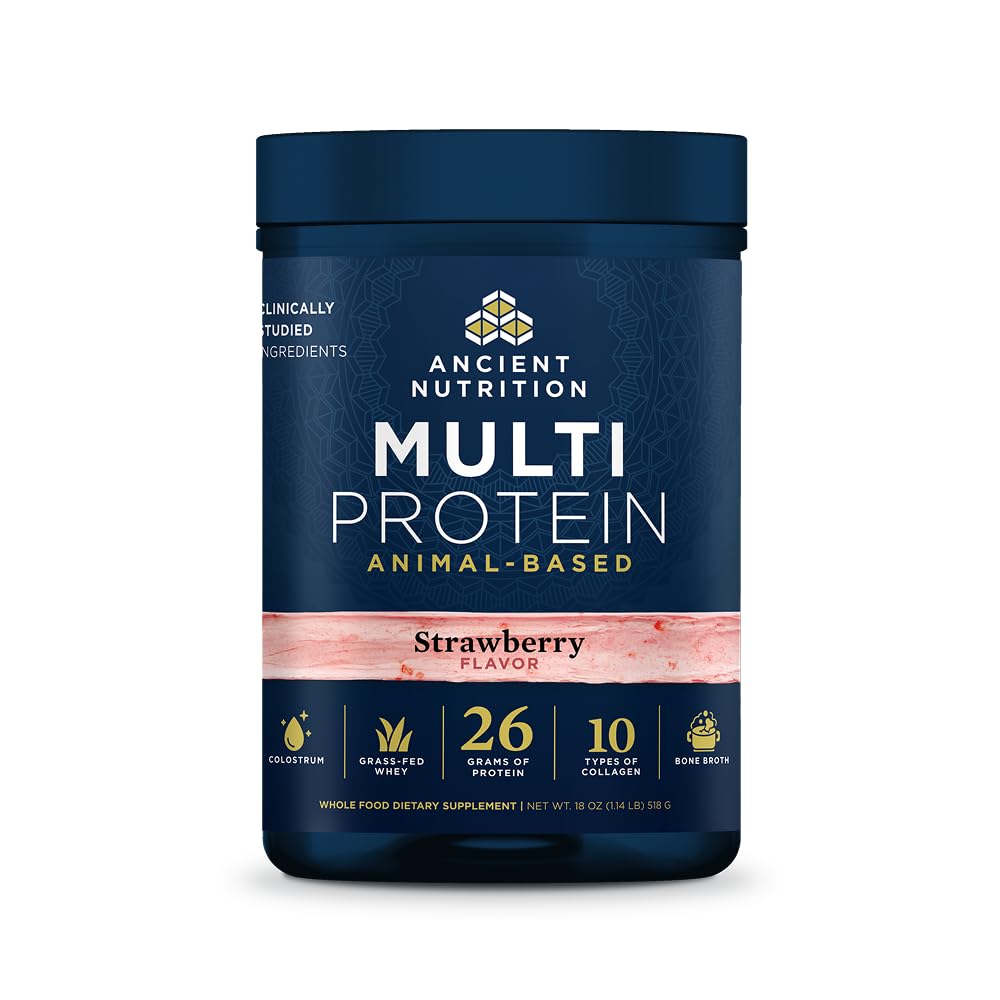 Ancient Nutrition strawberry whey protein