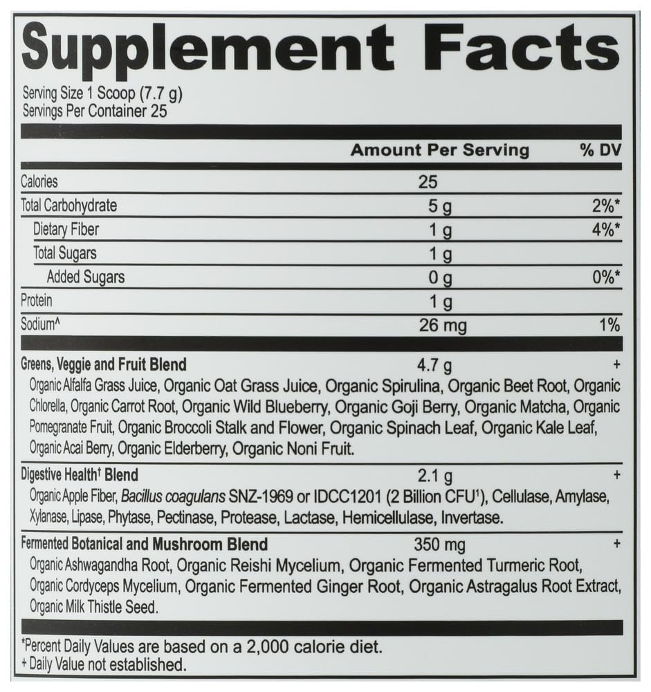 Ancient Nutrition super greens benefits