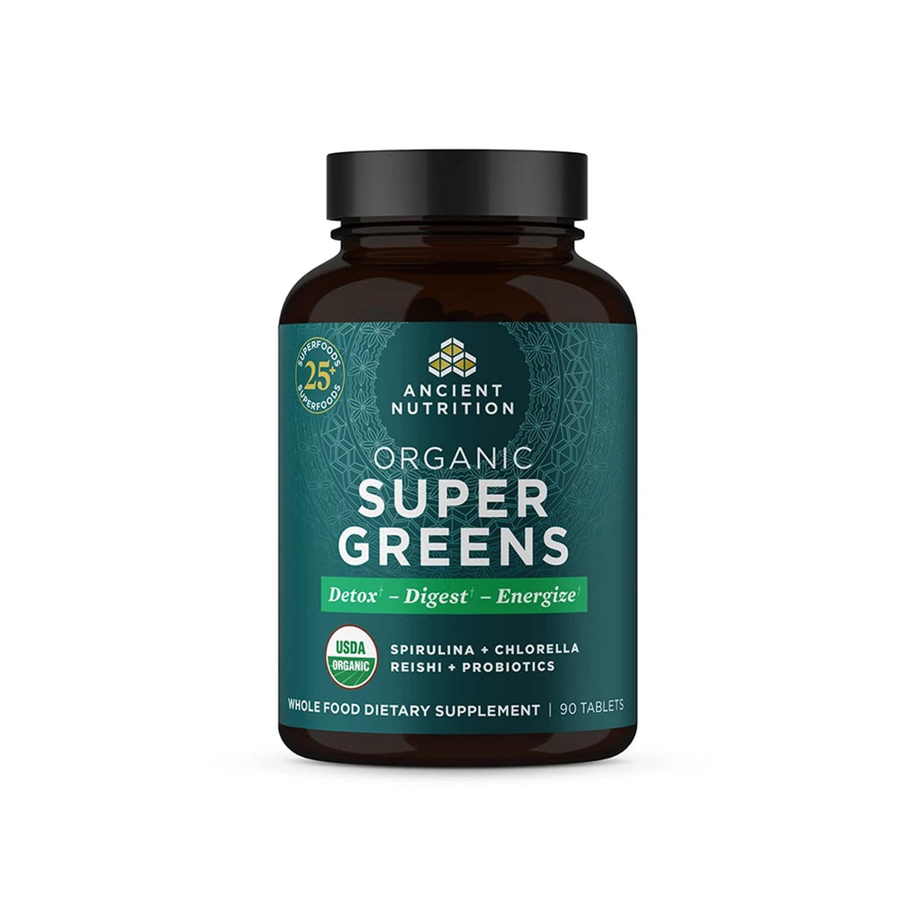 Ancient Nutrition Supergreens multivitamin tablets