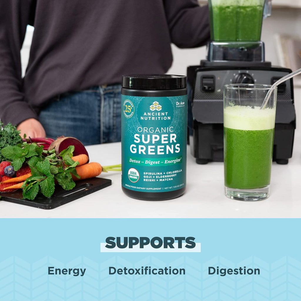 Ancient Nutrition supergreens powder review