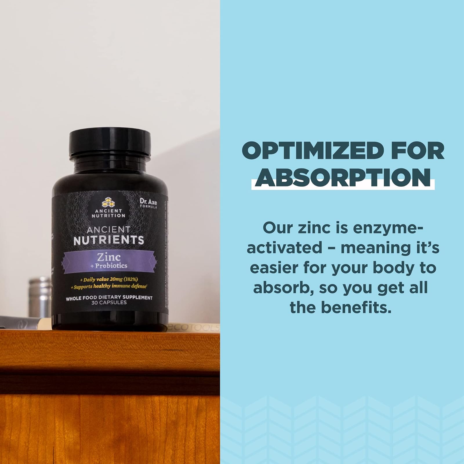 Ancient Nutrition zinc for skin health