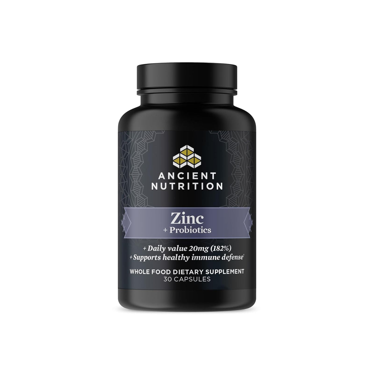 Ancient Nutrition zinc supplement capsules