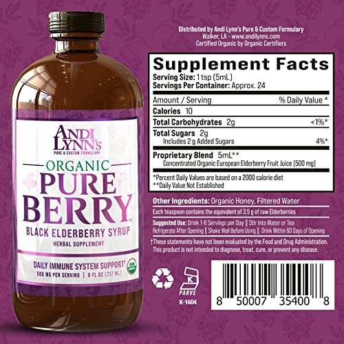 Andi elderberry syrup for cold season