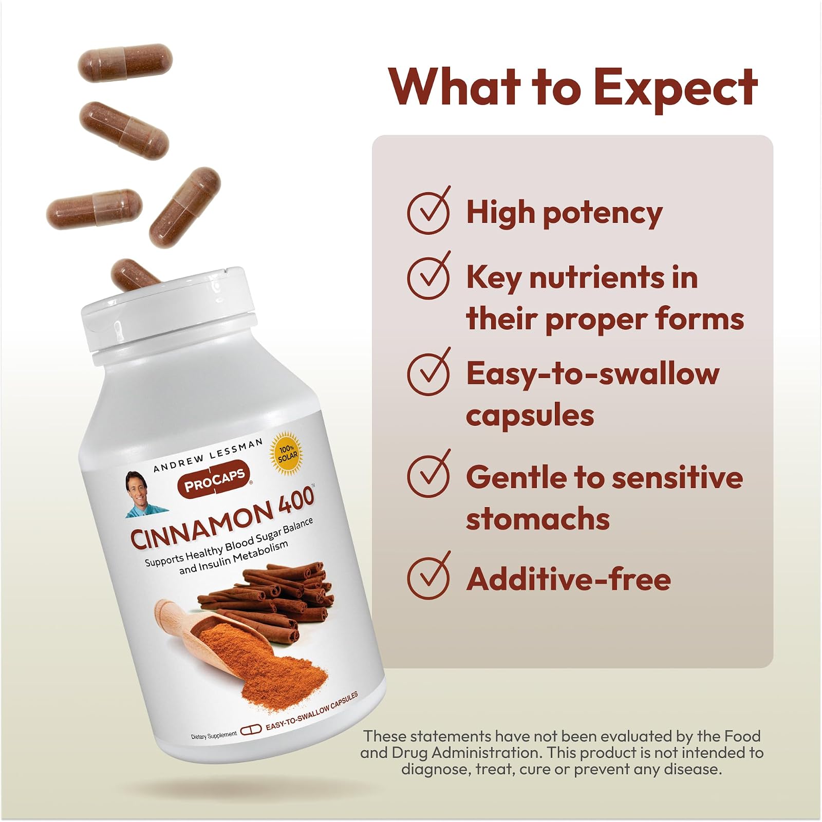 Andrew Lessman cinnamon for digestion