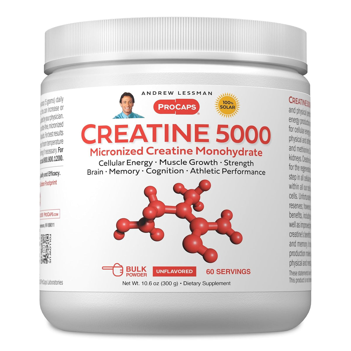 ANDREW LESSMAN creatine monohydrate powder
