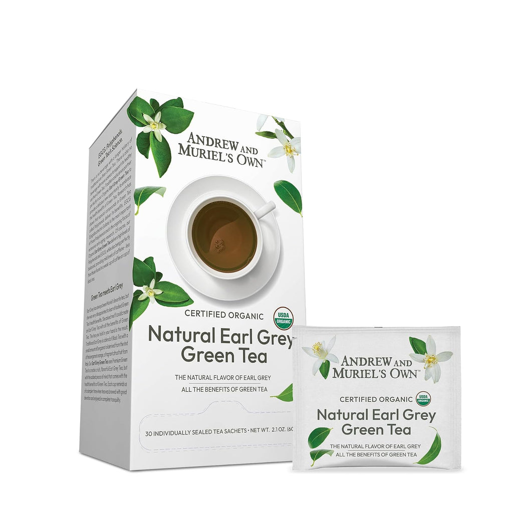 Andrew Lessman Earl Grey Green Tea sachets