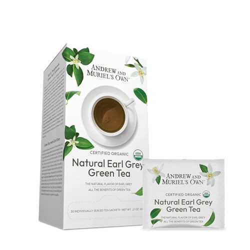 Andrew Lessman Earl Grey green tea sachets