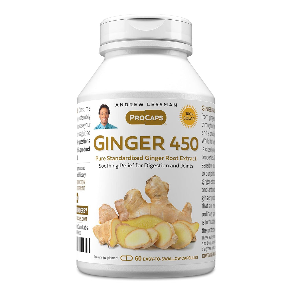 ANDREW LESSMAN ginger tea capsules