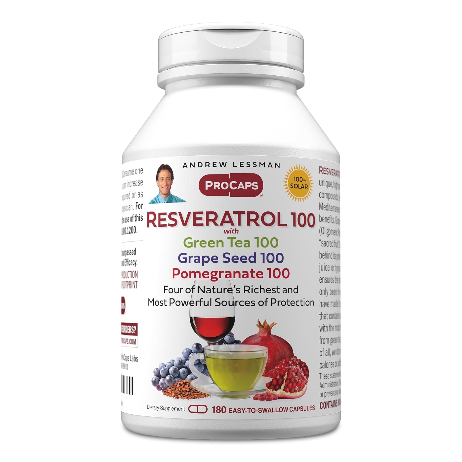 ANDREW LESSMAN Resveratrol antioxidant capsules