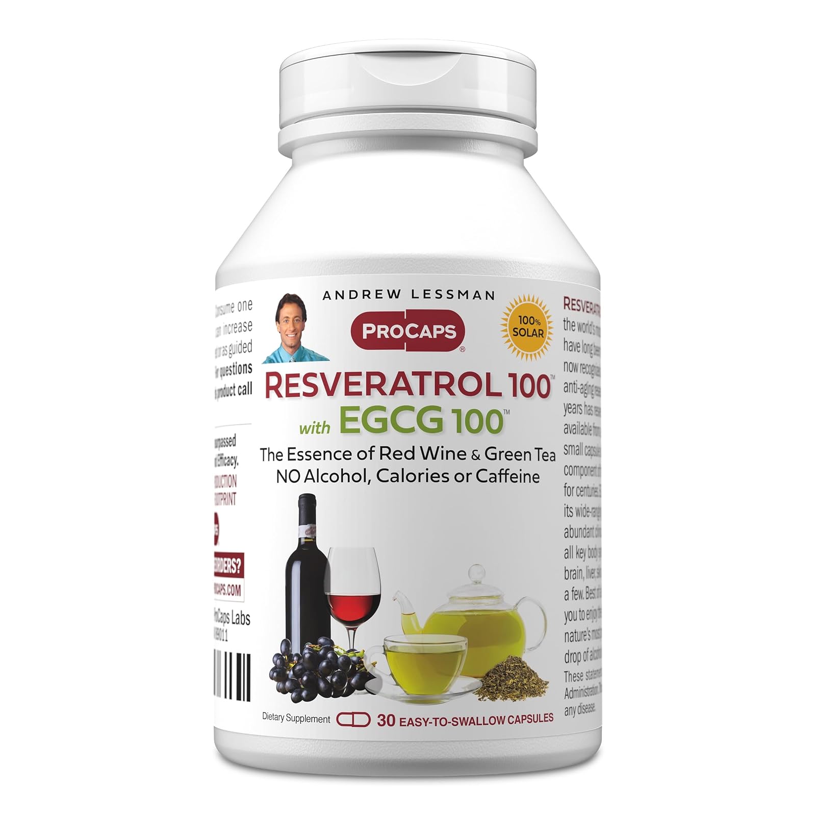 ANDREW LESSMAN Resveratrol antioxidant capsules