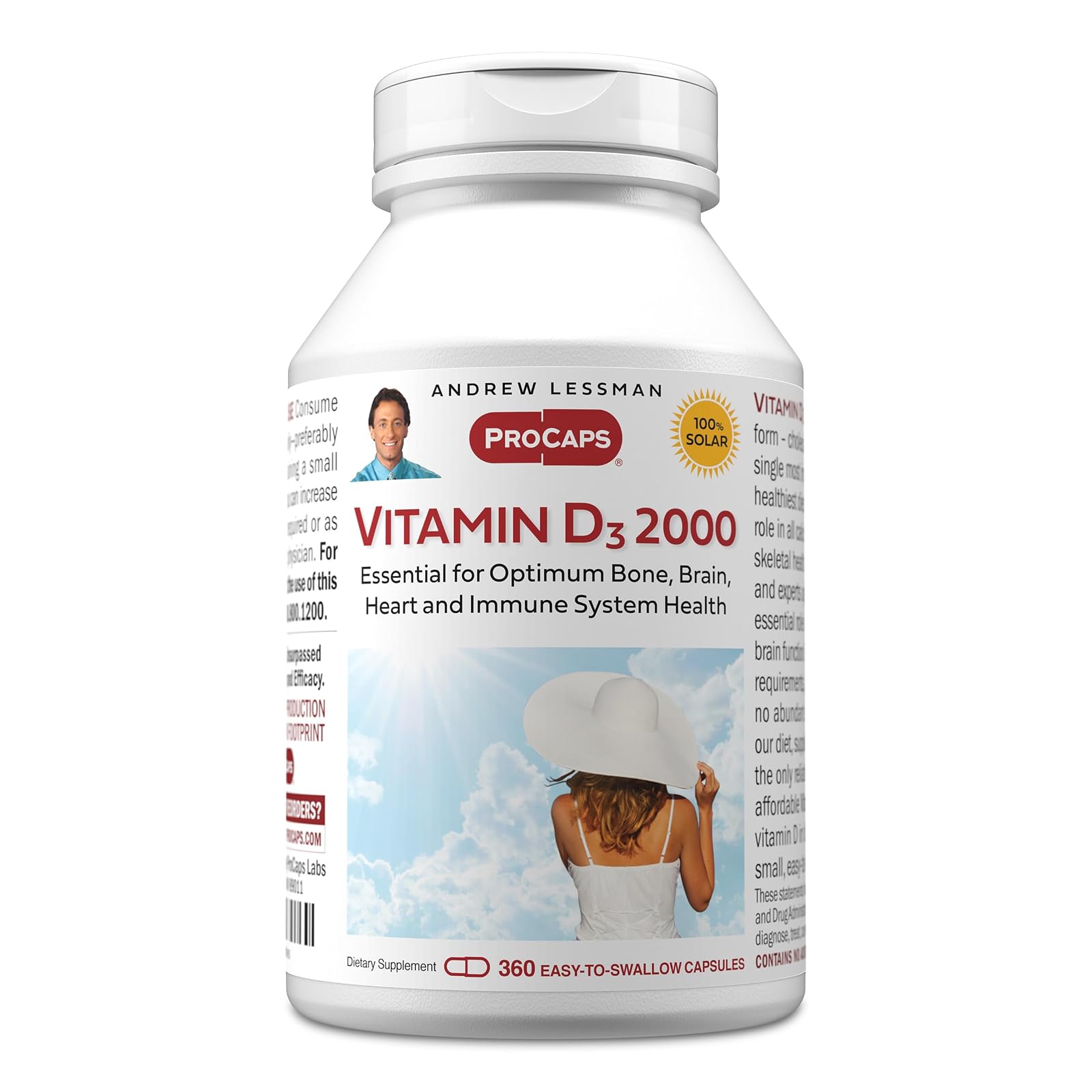 ANDREW LESSMAN Vitamin D3 capsules