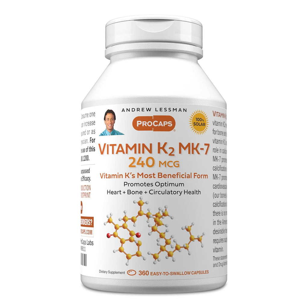 ANDREW LESSMAN Vitamin K2 MK7 benefits