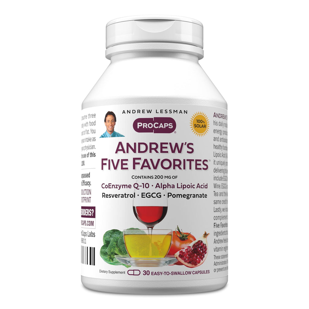 Andrew's Five Favorites capsules