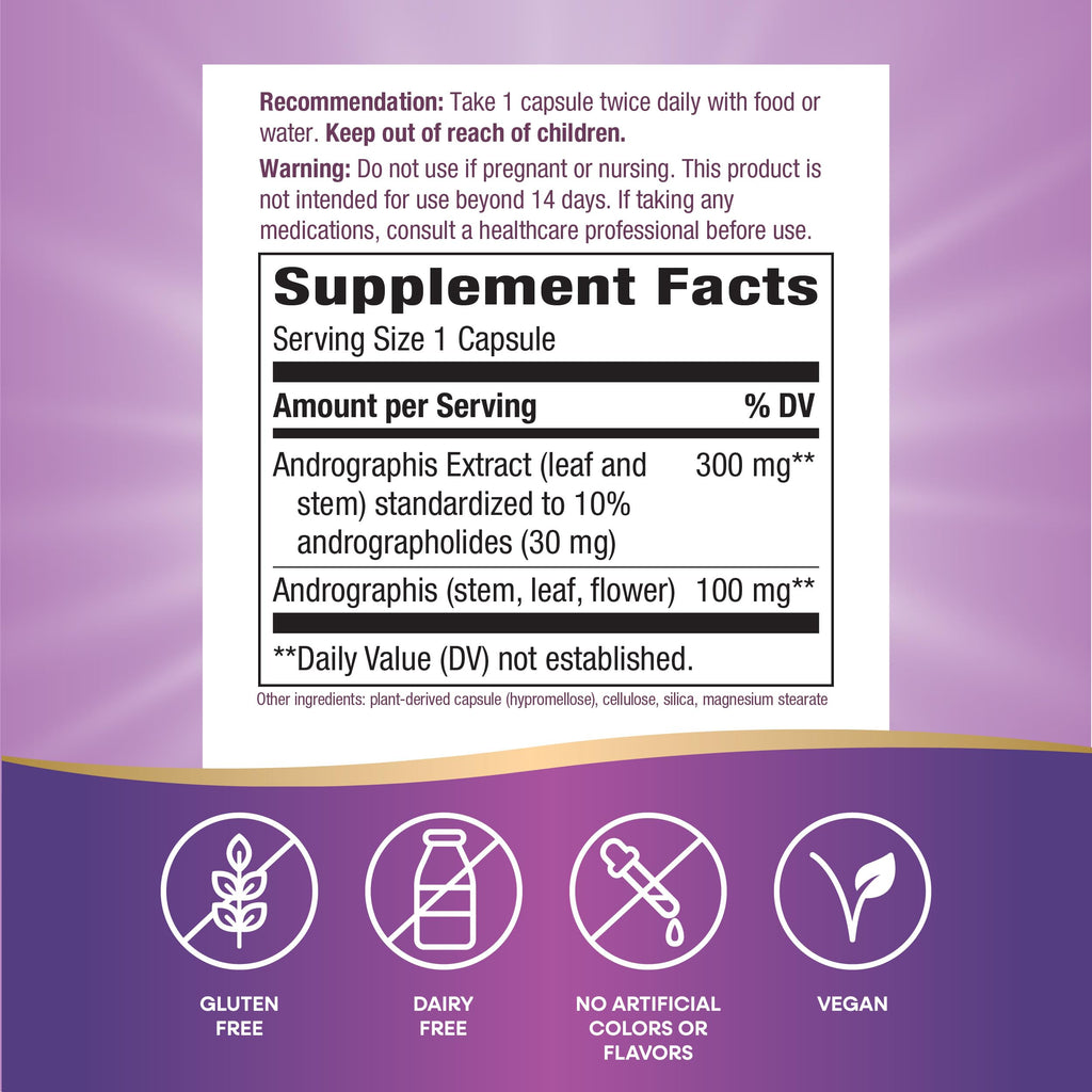 Andrographis for seasonal health