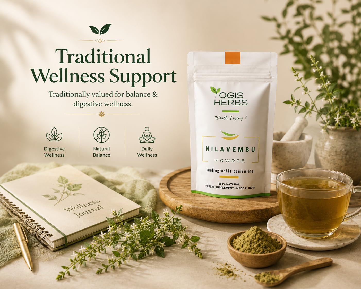 Andrographis paniculata for respiratory support
