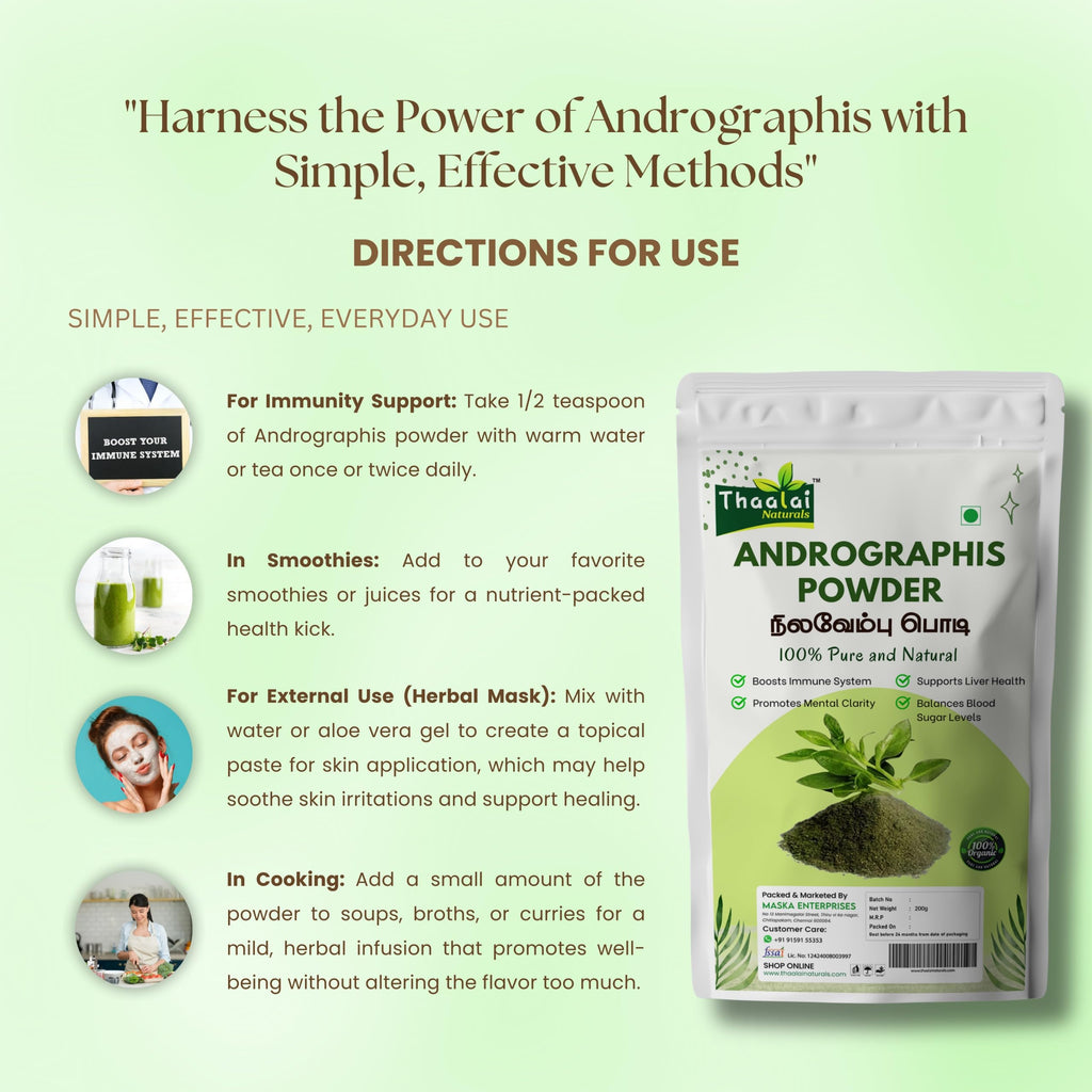 Andrographis Powder for overall vitality