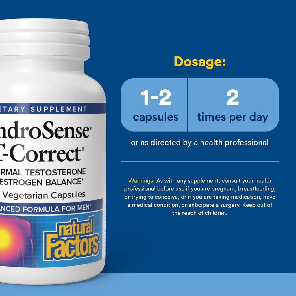 AndroSense T-Correct veg capsules