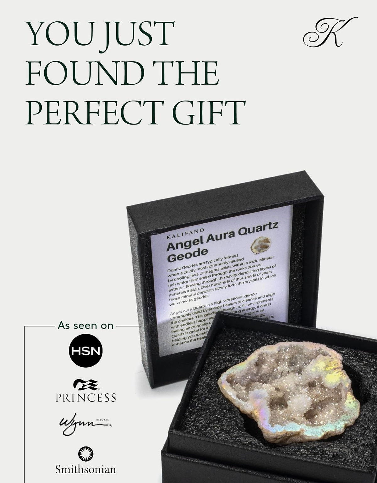 Angel aura quartz for energy balance