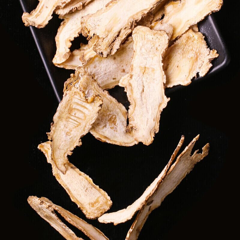 Angelica root slices for traditional remedies