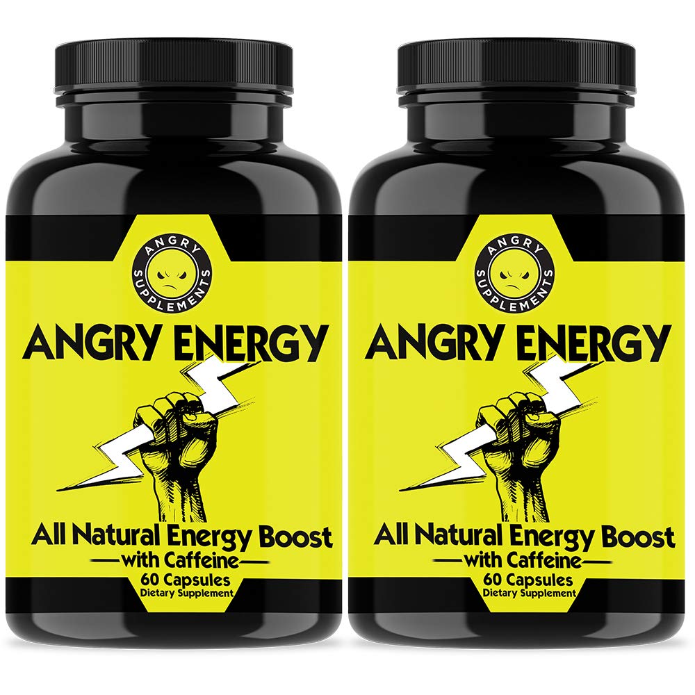 Angry Energy caffeine capsules for focus