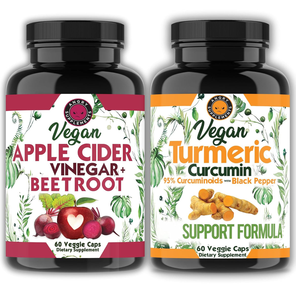 Angry Supplements turmeric curcumin capsules