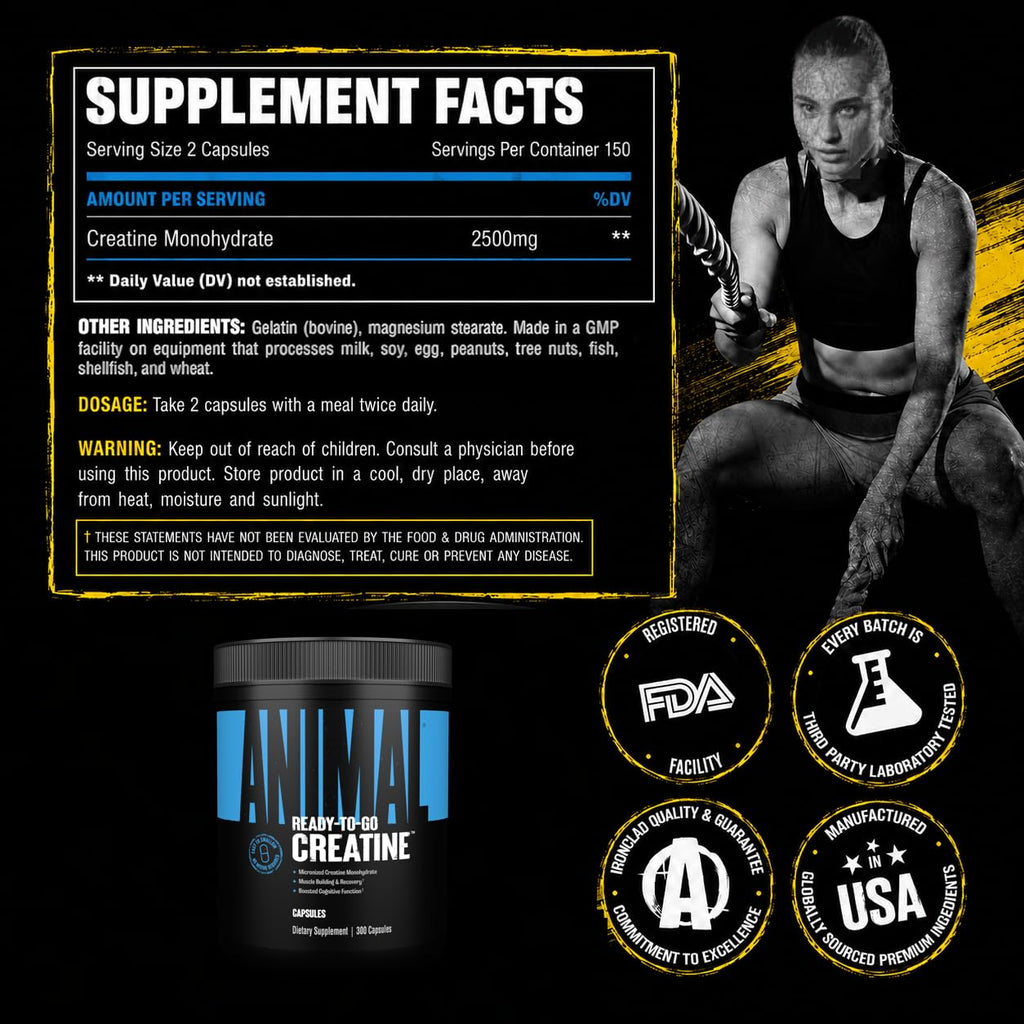 Animal creatine for energy boost