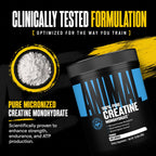 Animal creatine for strength training