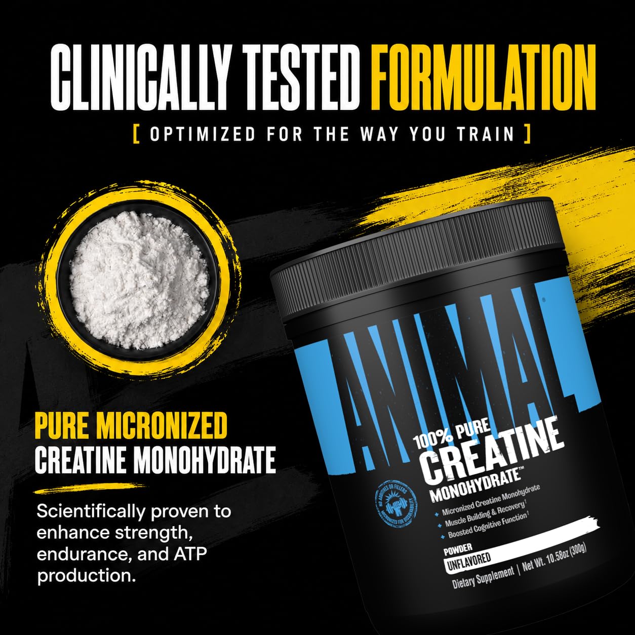 Animal creatine for strength training