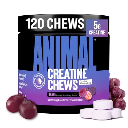 Animal creatine monohydrate chews
