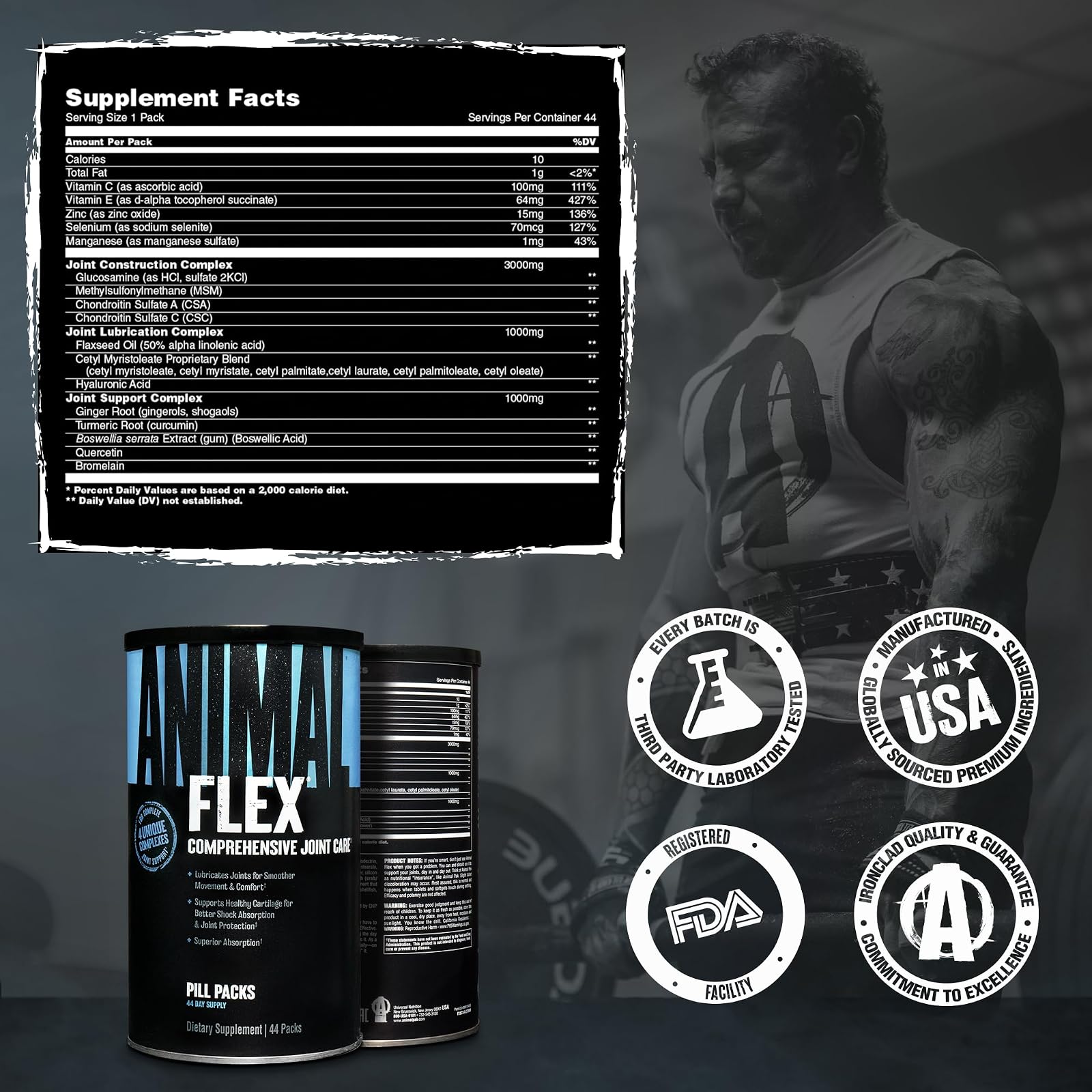 Animal Flex for improved joint flexibility