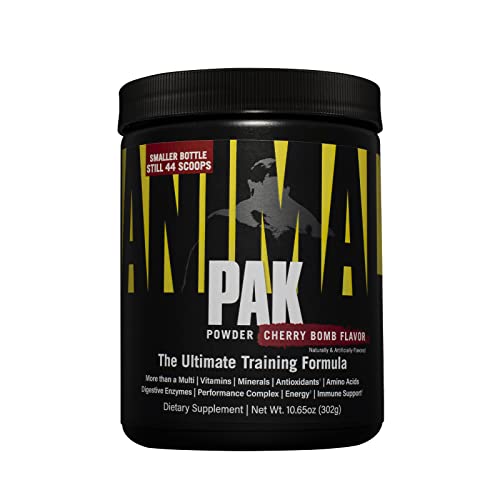 Animal Pak multivitamin powder cherry flavour