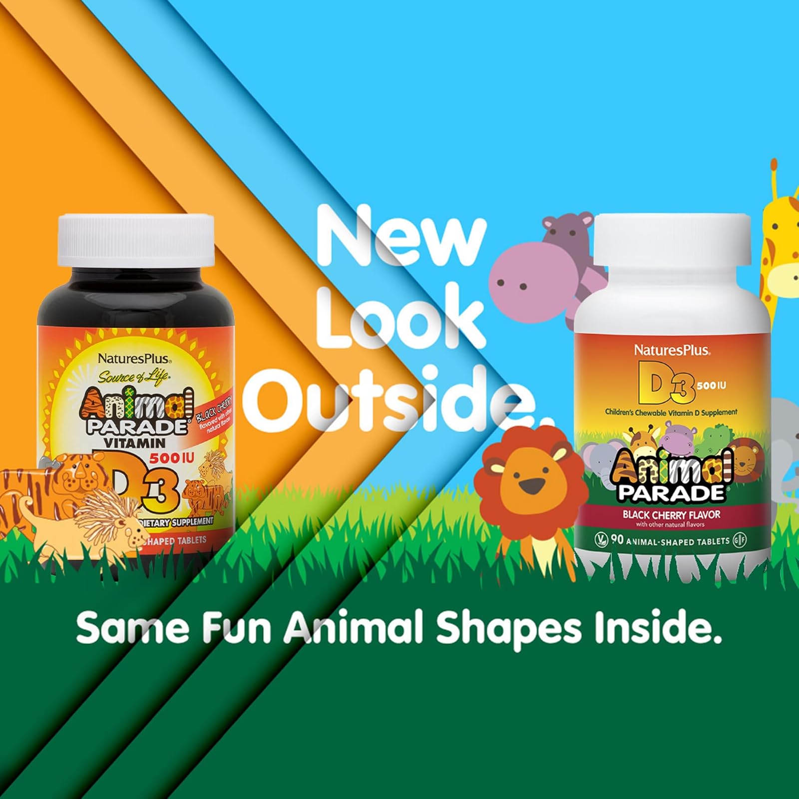 Animal Parade vitamin D for kids
