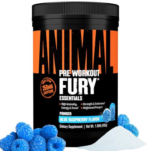 Animal pre-workout blue raspberry flavour