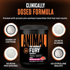 Animal pre-workout for improved endurance