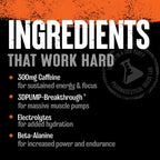 Animal pre-workout for intense workouts