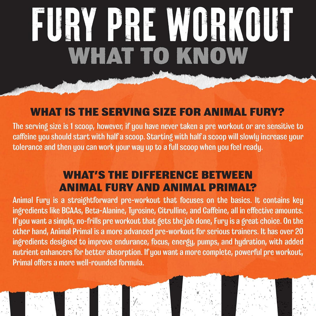 Animal pre-workout for intense workouts