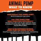 Animal Pump pre-workout for focus