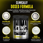 Animal Pump pre-workout for muscle endurance