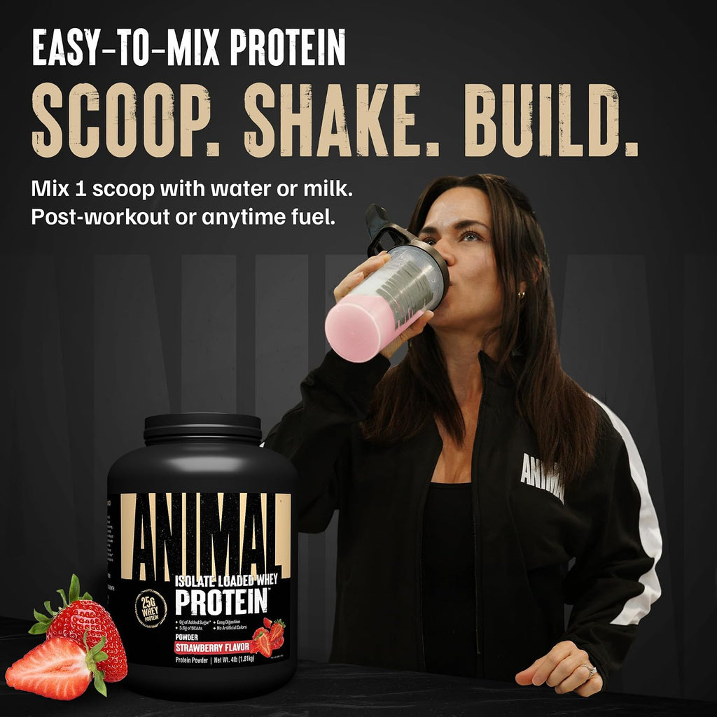 Animal whey isolate for athletes