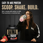 Animal whey isolate for athletes