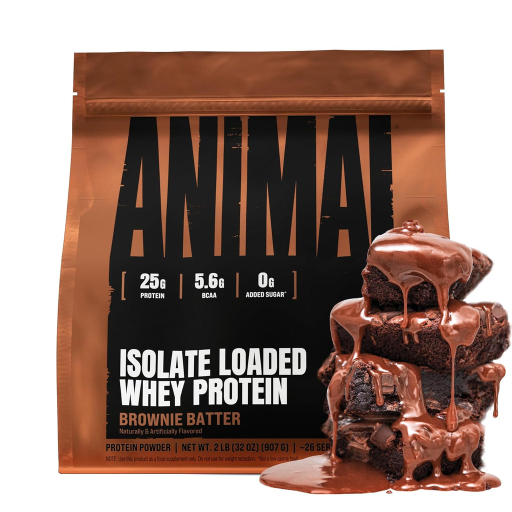 Animal whey protein brownie batter