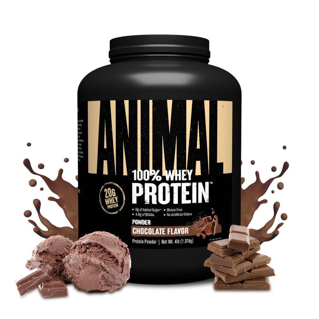 Animal whey protein chocolate flavour