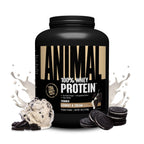 Animal whey protein cookies and cream