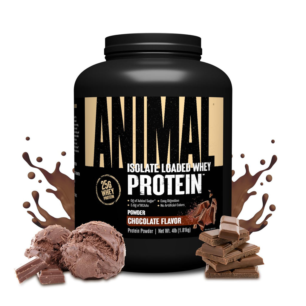 Animal whey protein isolate chocolate